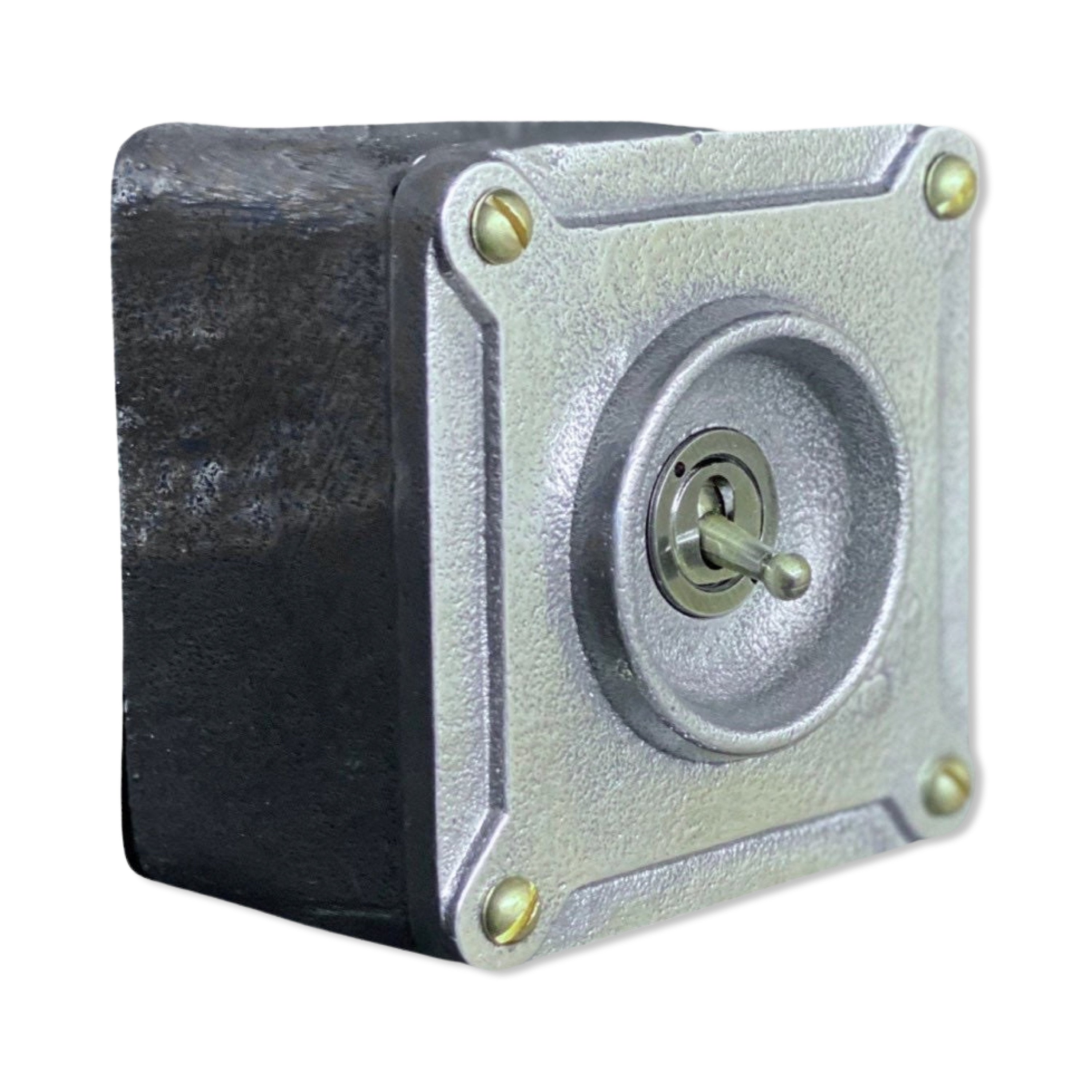 XL Single Gang Solid Cast Metal Conduit Light Switch Industrial 2 Way ...